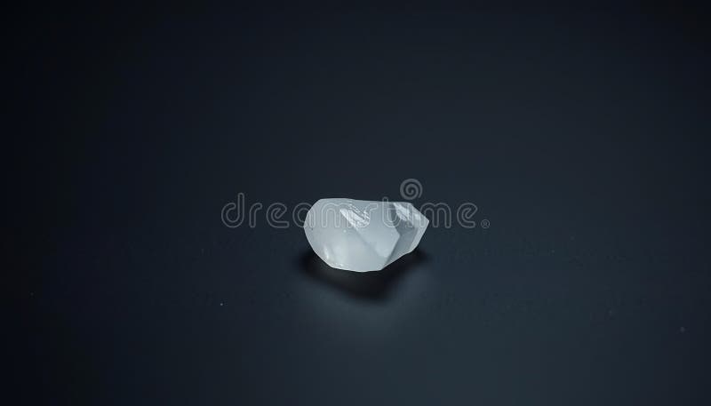 Single White Quartz Crystal Stock Illustration - Illustration of ...