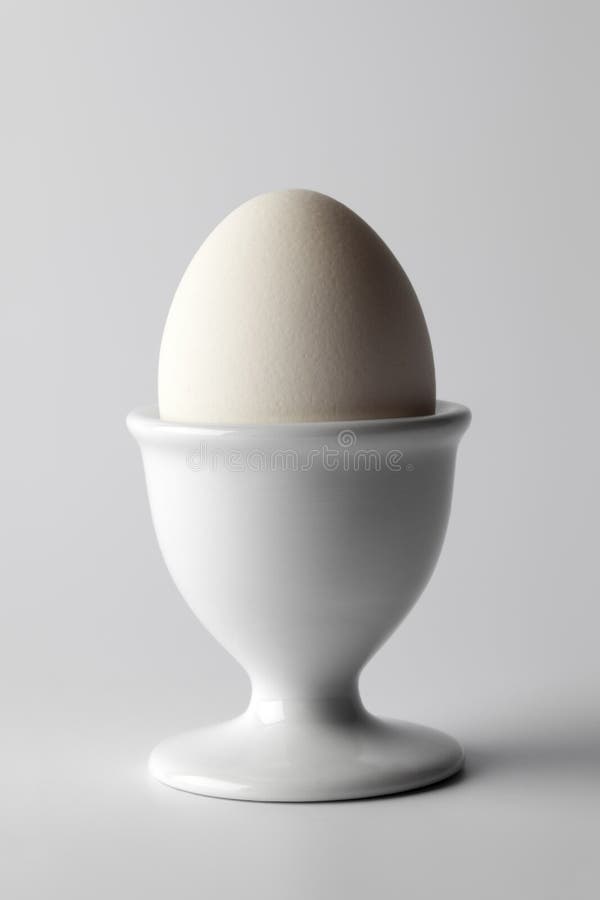 Single Whole Boiled White Egg Stock Photo - Image of food, white: 13484136