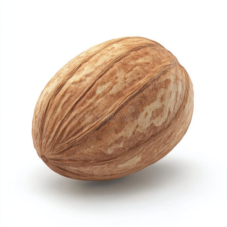 Single Whole Pecan Nut in Shell, Close-up Studio Shot Stock ...