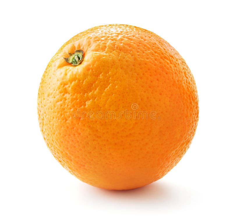 Single orange isolated stock photo. Image of healthy - 144148928