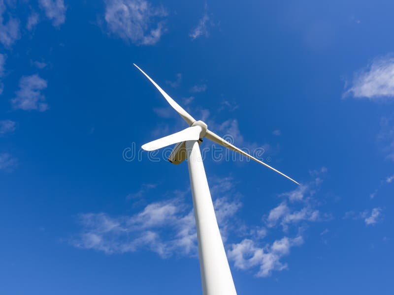 A Single Wind Turbine In West Texas Stock Image - Image of snyder ...