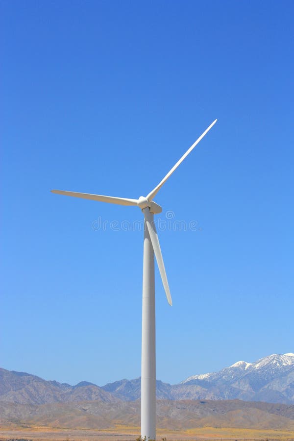 Single Windmill stock image. Image of blade, clean, california - 16627169