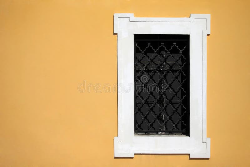 Single Window Next To Scary Tree Stock Image - Image of sunlight, black ...