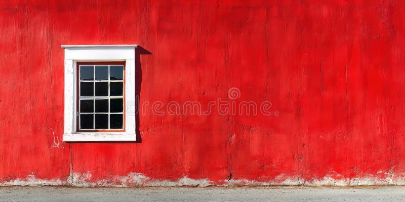 Minimalist Single Barn Window Stock Illustration - Illustration of ...