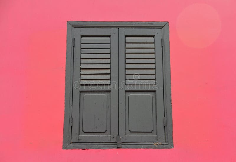 Single Window on Pink stock photo. Image of pink, asian - 107072724