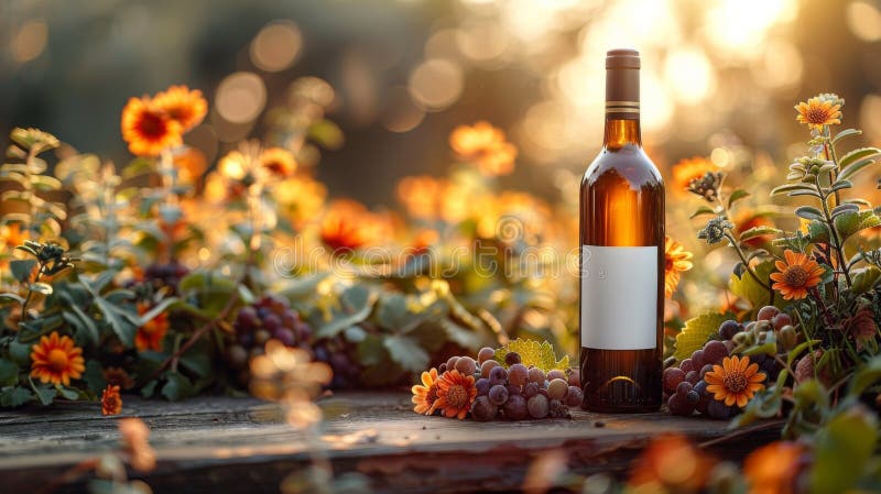 Single Wine Bottle Mockup in Natural and Kitchen Settings Customizable ...