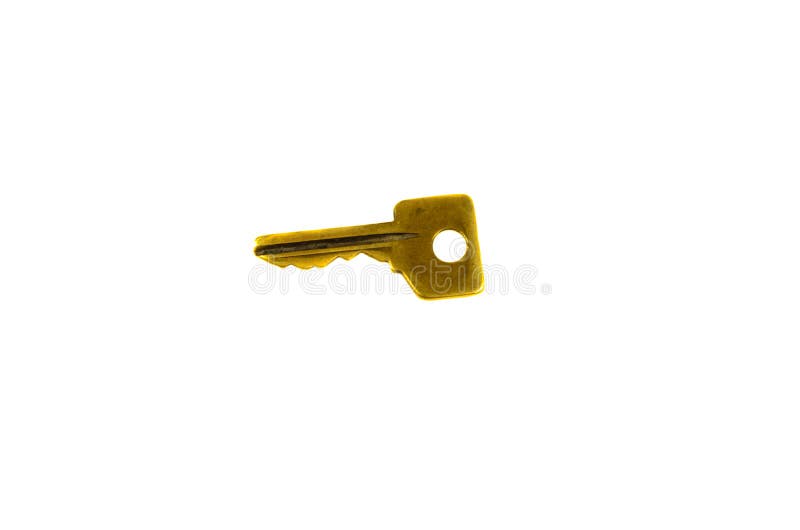 Isolated Yellow Key stock photo. Image of background - 29955156