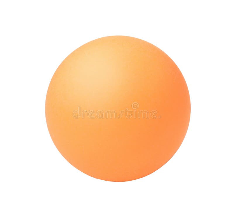 Single Yellow Ping Pong Ball Stock Image - Image of white, horizontal ...