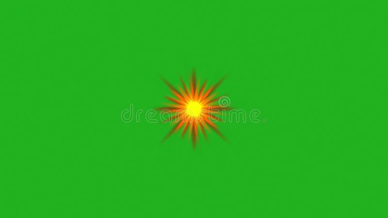 Animated Shiny Star Cluster on Green Screen Backdrop Stock Video ...