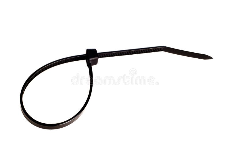 Single Zip Tie stock photo. Image of cable, strap, electric - 15867022