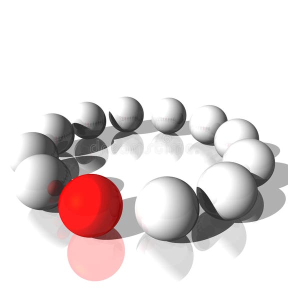 Singled Out Concept stock illustration. Illustration of unique - 3681129