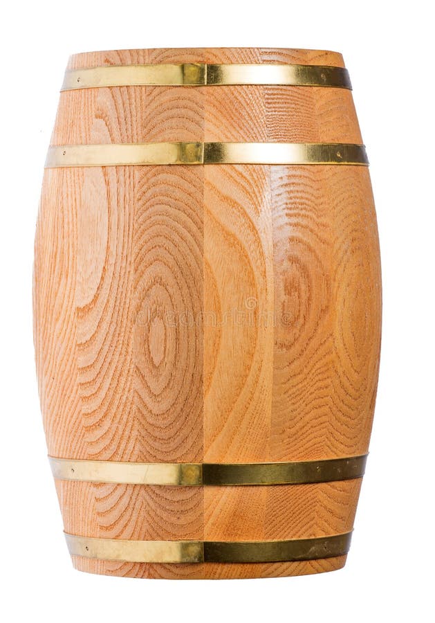 Il barile di legno fotografia stock. Immagine di isolato - 11268916