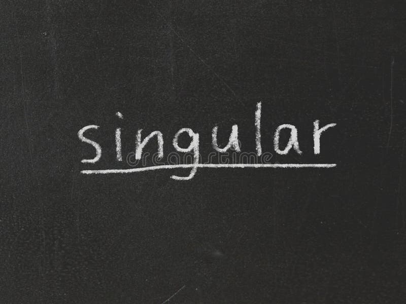 Singular concept word stock photo. Image of english - 341692144