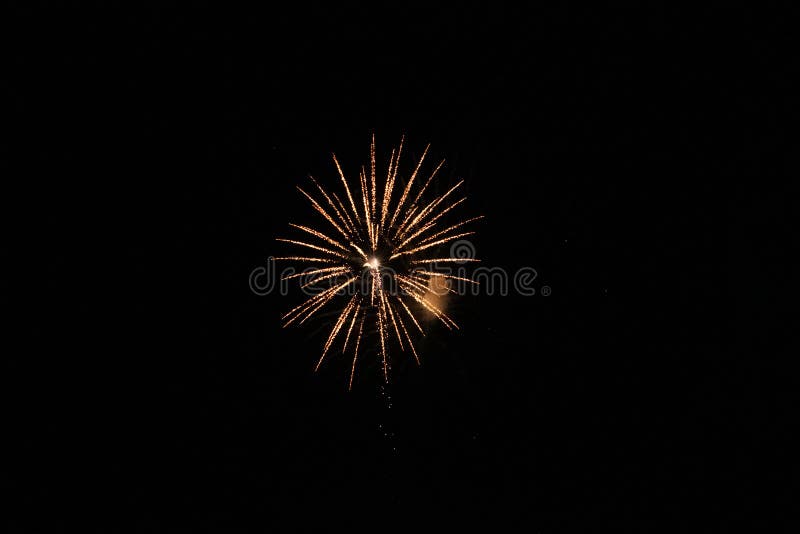 Colourful Fireworks Blooming in the Dark Stock Image - Image of circle ...