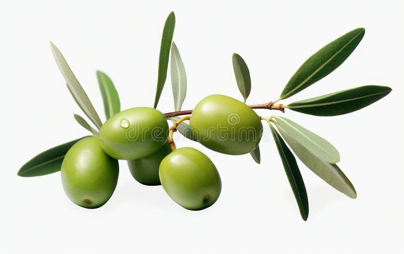 Singular Olive on White Background Stock Photo - Image of nutritious ...