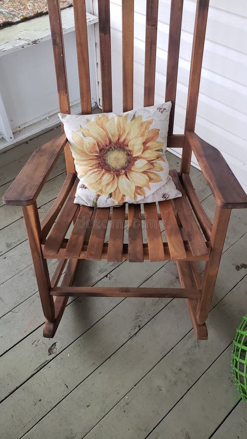 Singular rocking chair stock image. Image of floor, wall - 233937085