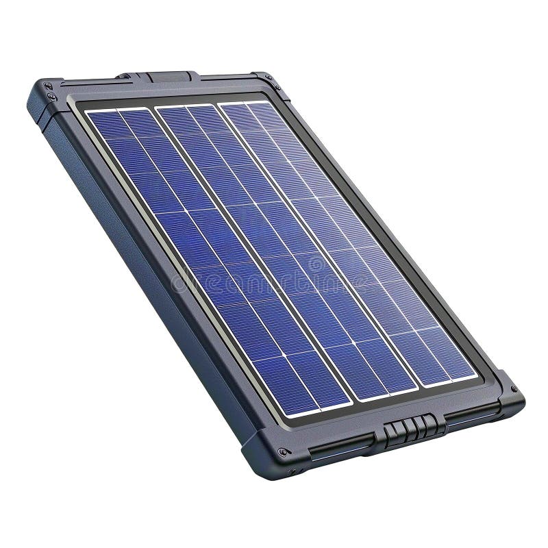 Solar Panel Renewable Energy Source for Clean Electricity Isolated on ...