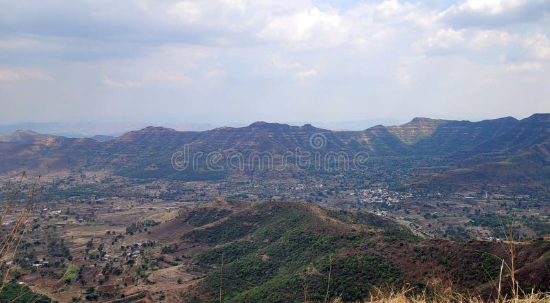 Sinhagarh Fort in Maharashtra India Stock Image - Image of sinhagarh ...