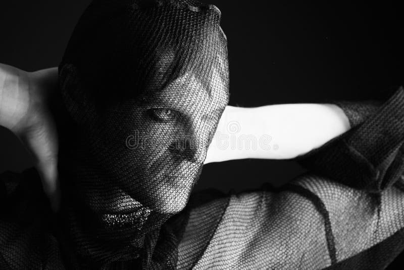 Sinister man stock photo. Image of macho, attractive, cute - 9215868