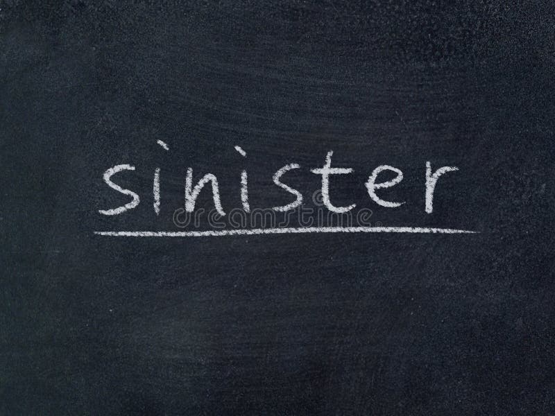 Word Sinister Stock Illustrations – 89 Word Sinister Stock ...