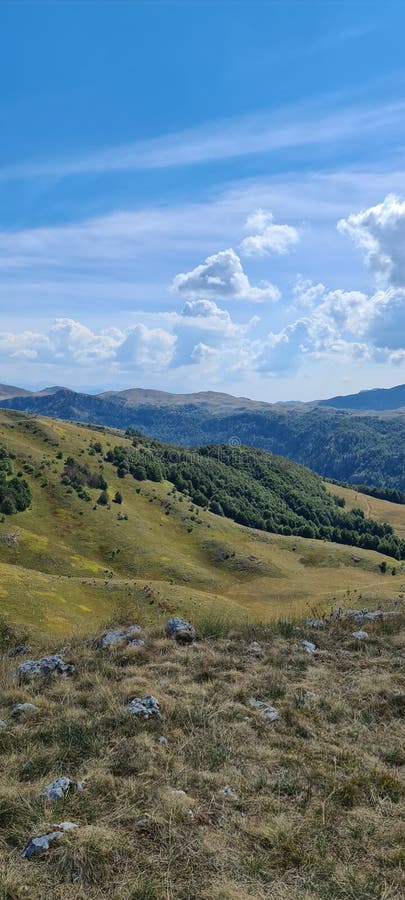 Sinjajevina Mountine at Morning Editorial Stock Photo - Image of ...