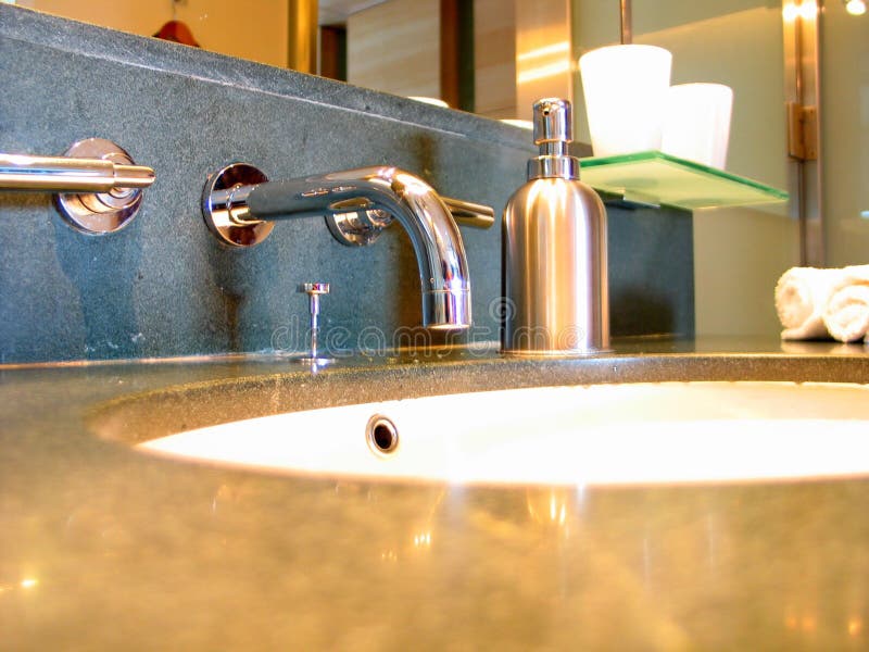 Sink stock photo. Image of wash, bathroom, clean, sink - 115428