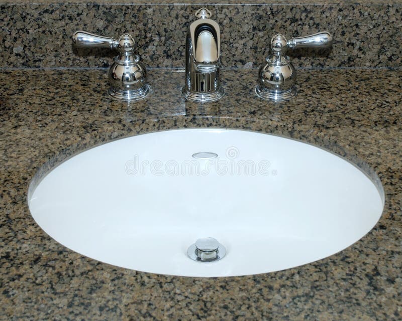 Sink stock image. Image of interior, water, chrome, empty - 3285975