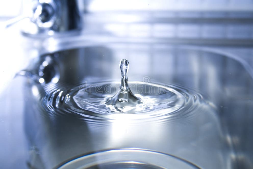 Sink stock photo. Image of natural, clean, drop, kitchen - 3939028