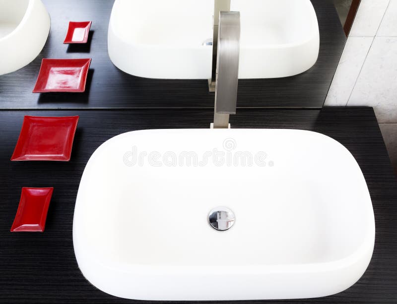 Sink from above stock image. Image of architecture, faucet - 129671033