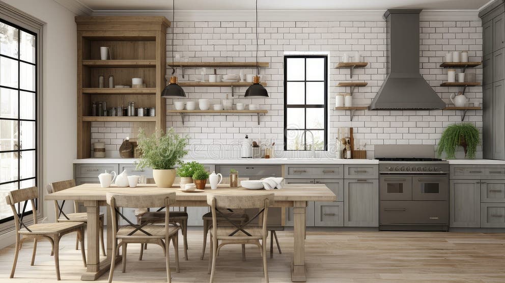 Sink Gray Kitchen Illustration Range Breakfast Stock Illustrations – 12 ...