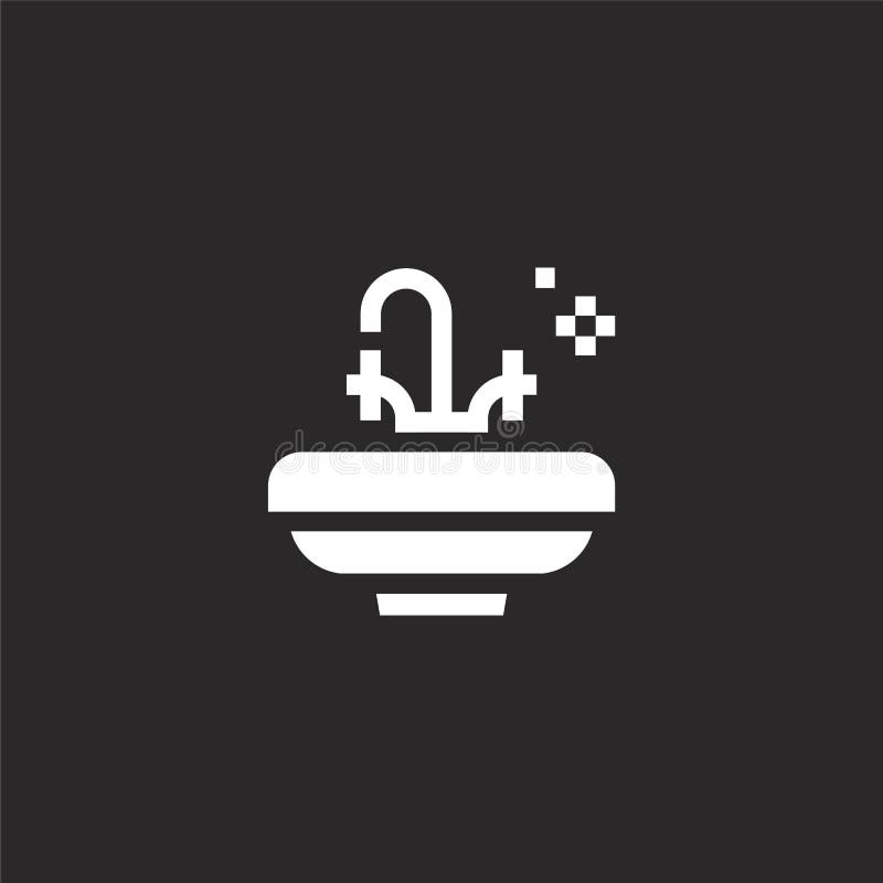 Sink Cleaning Isolated Icon. Simple Element Illustration From Cleaning ...