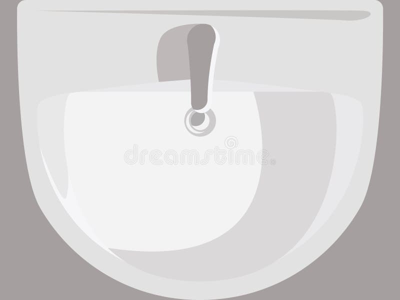 Sink top view vector icon stock vector. Illustration of kitchen - 113780462