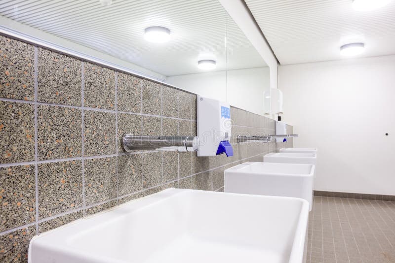 Sink on the wall stock image. Image of silver, chrome - 135269923