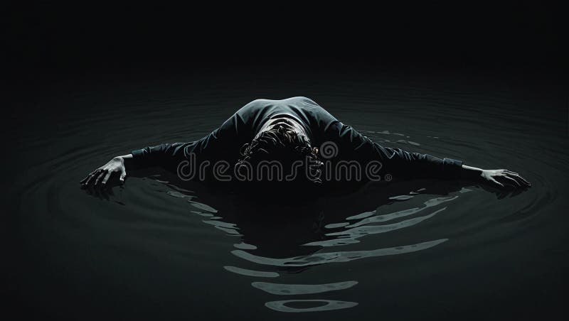 Sinking into the Abyss a Visual Representation of Depression Stock ...