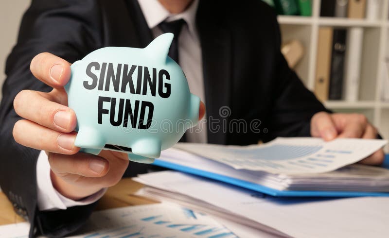 Sinking Fund is Shown Using the Text Stock Image - Image of management ...