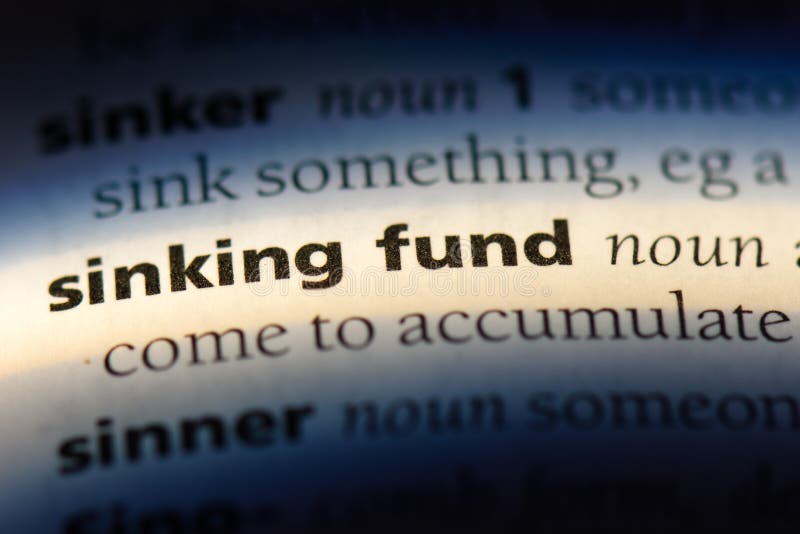Sinking fund stock photo. Image of page, printed, dictionary - 126619476