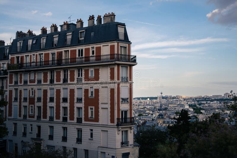 Sinking House in the Montmartre Area of Paris, France Stock Image ... Sinking House in the Montmartre Area of Paris, France Stock Image ...