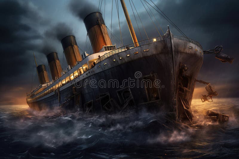Titanic Wreck Stock Illustrations – 157 Titanic Wreck Stock ...