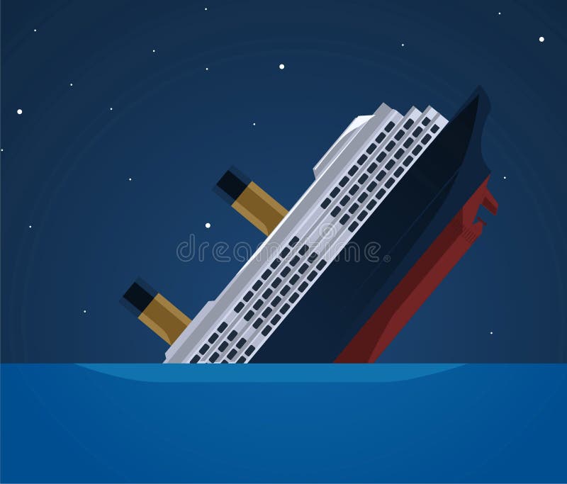 Animated Sinking Boat