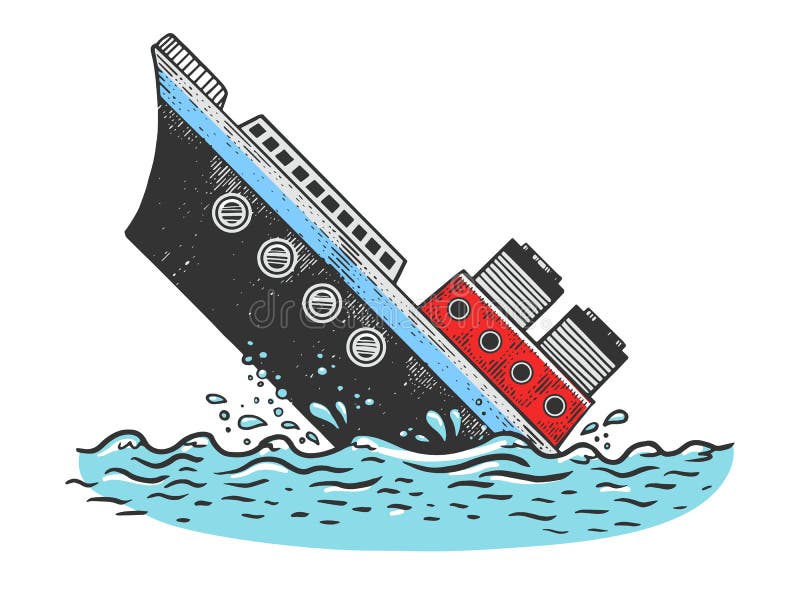 Sinking Object Stock Illustrations – 605 Sinking Object Stock ...