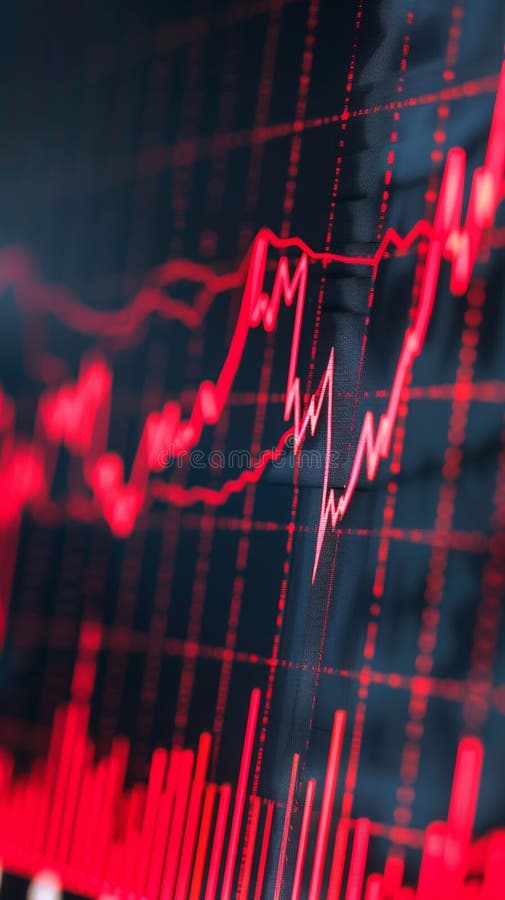 A Sinking Stock Market Graph Reflecting Investor Panic Stock ...