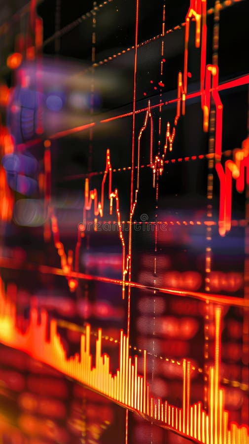 A Sinking Stock Market Graph Reflecting Investor Panic Stock ...