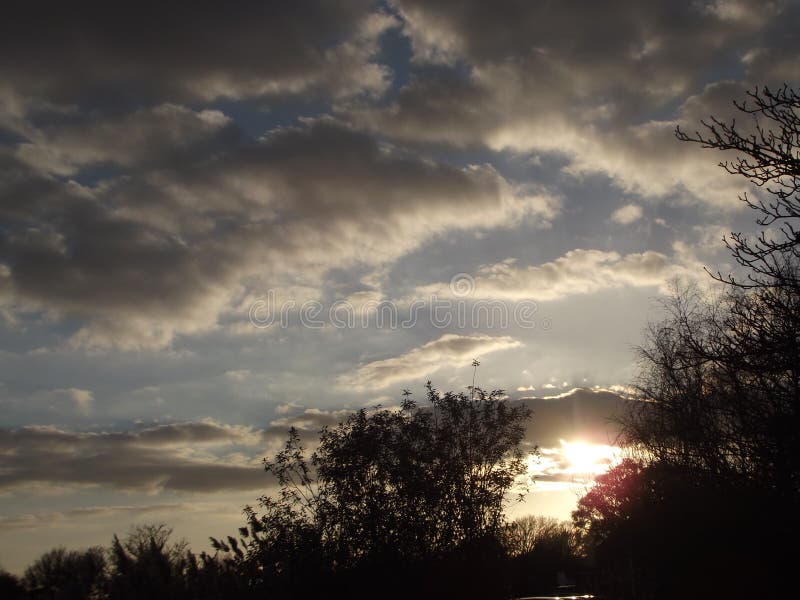 Sinking Sun stock image. Image of storm, clouds, sinking - 143174585