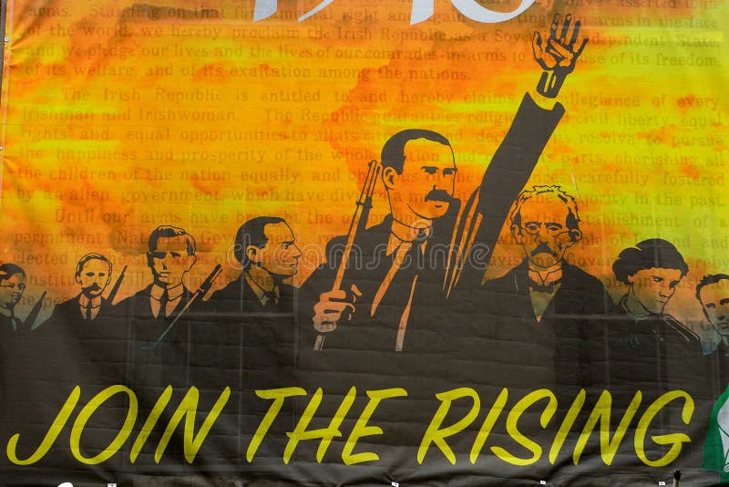 Sinn Fein Propaganda, Dublin, Ireland Editorial Image - Image of city ...