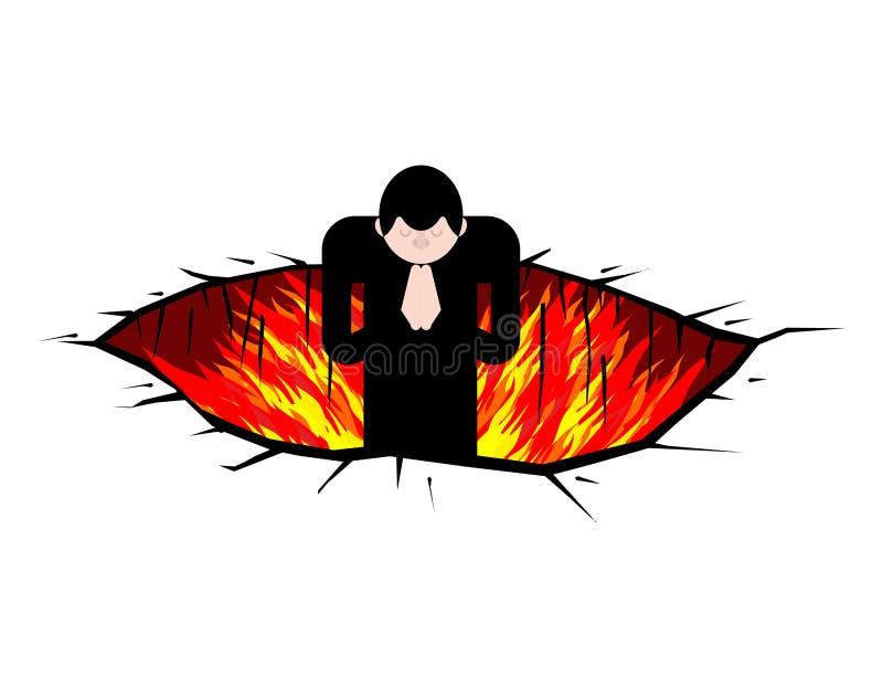 The HELL on fire stock illustration. Illustration of hell - 11632645