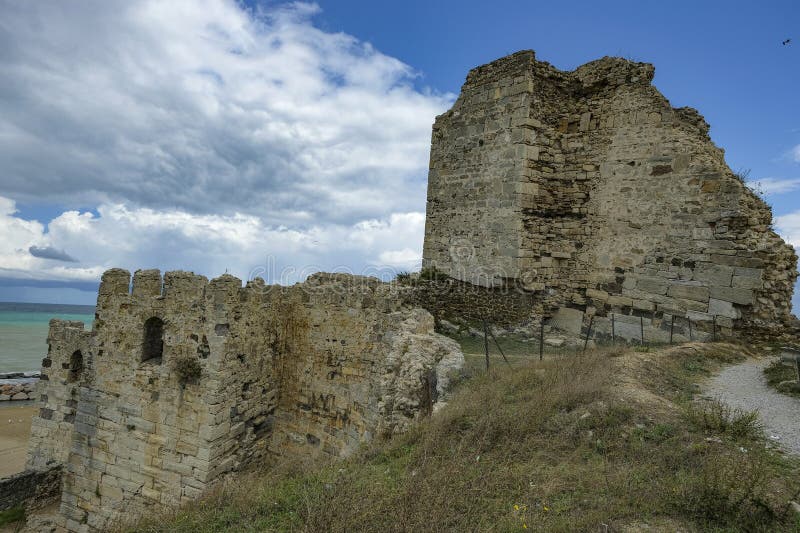 Kumkapi Beach in Sinop, Turkey Editorial Image - Image of village ...
