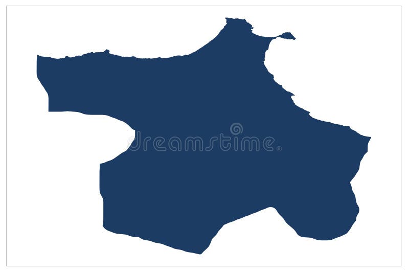 Sinop Turkey Map Isolated Illustration on White Background Stock ...