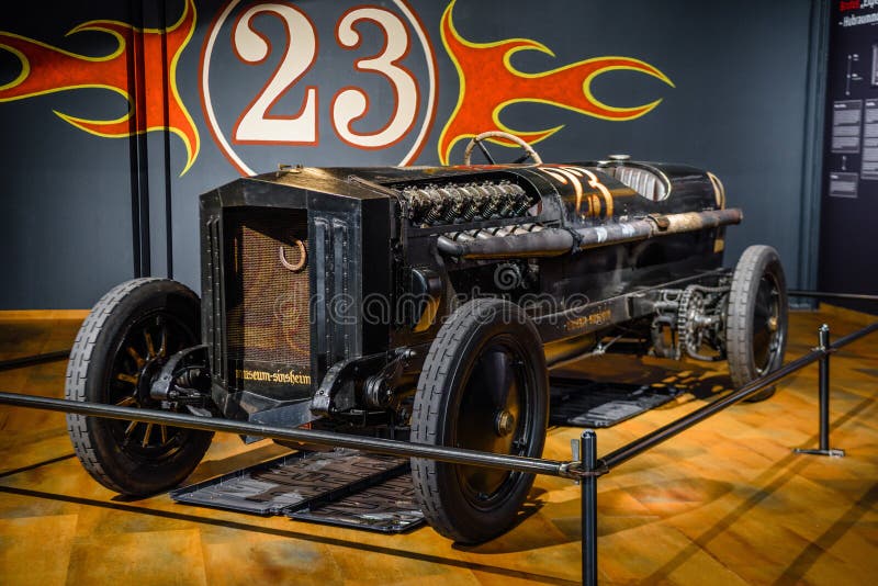 SINSHEIM, GERMANY - MAI 2022: Black Brutus Experimental Car 1907 ...
