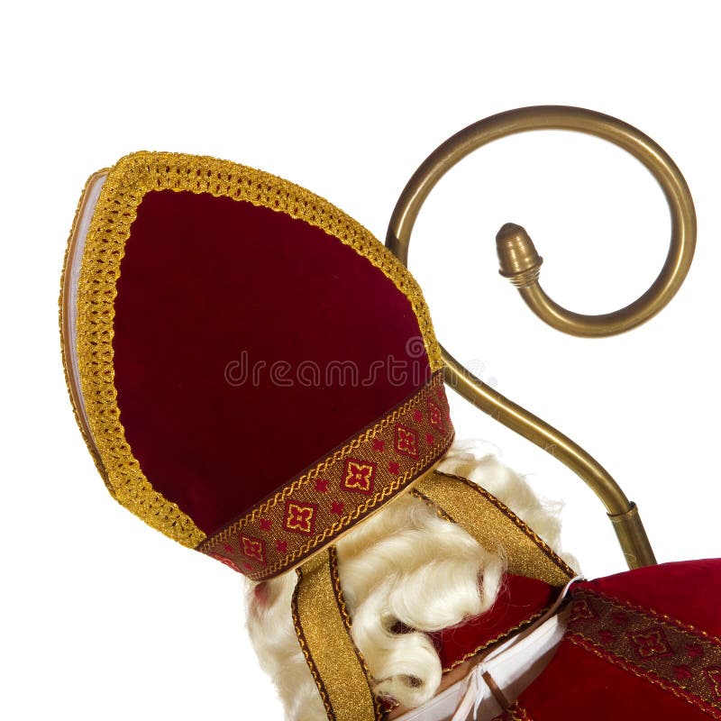 Sinterklaas stock photo. Image of isolated, white, december - 16141612