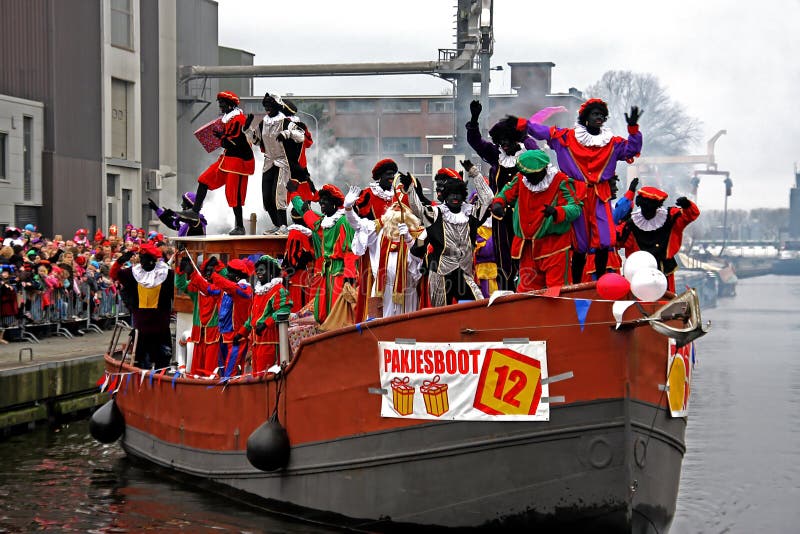 Santa Claus Arrives in Holland Editorial Image - Image of celebration ...